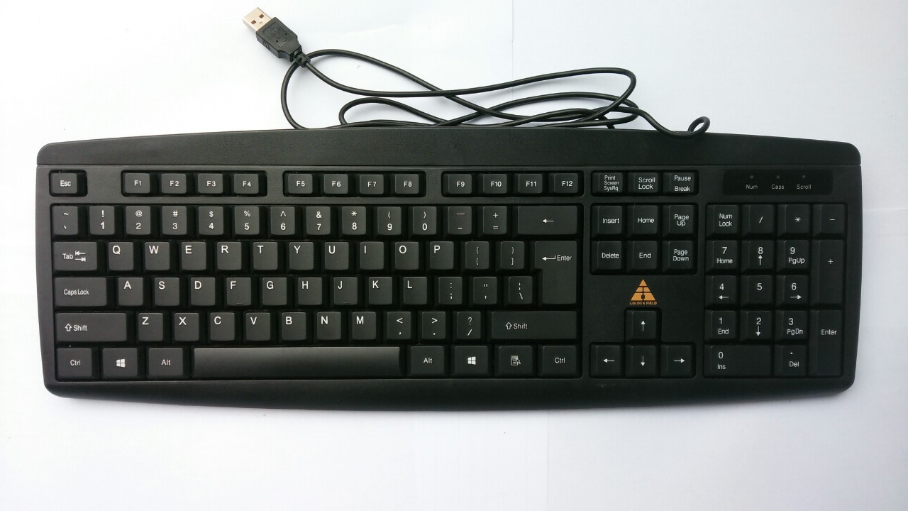 Bàn phím có dây Golden Field KG108